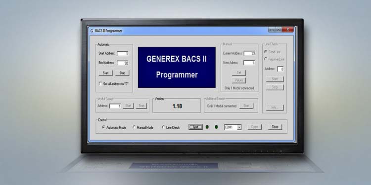 BACS 配置工具 (BACS Programmer) | GENEREX SYSTEMS